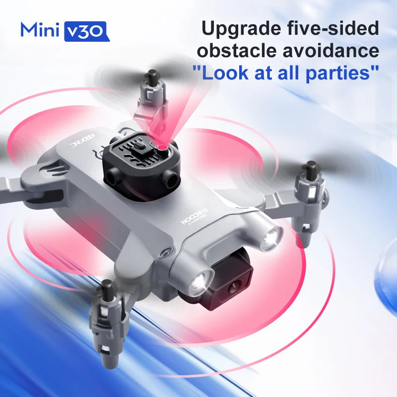 4DRC V30 Mini Drone 4K HD Dual Camera WIFI FPV Drones Profesional Five ...